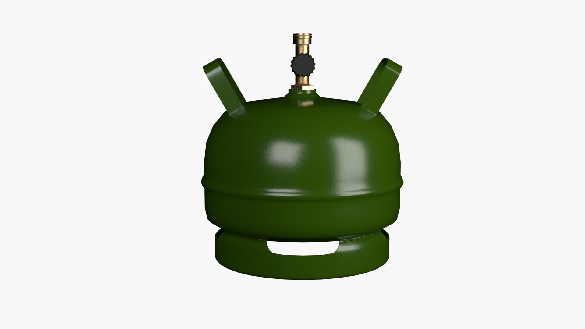 3D Green Gas Tank 2kg New-Rusty - TurboSquid 2168157