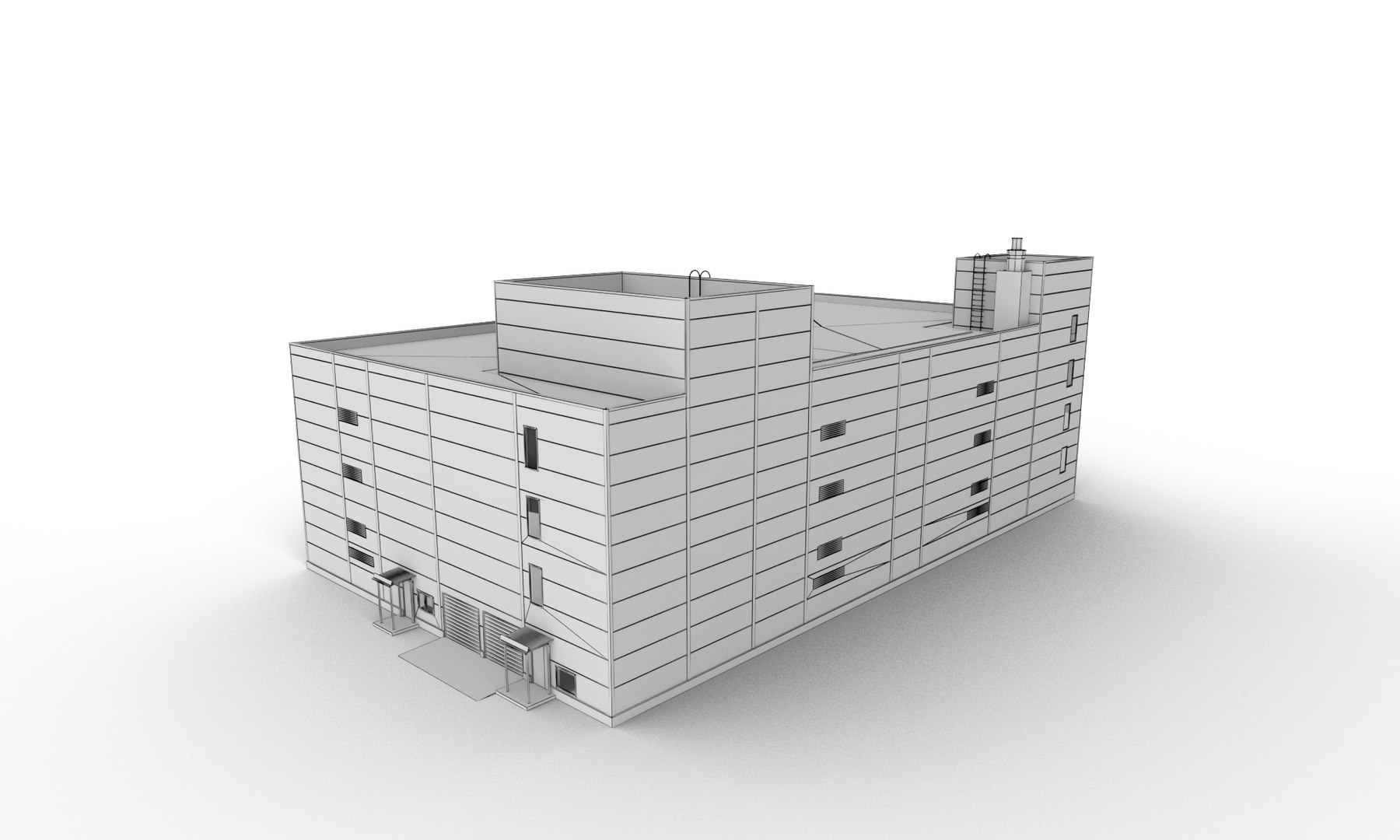 Parking Building 6 Cityscape Model - TurboSquid 1665407