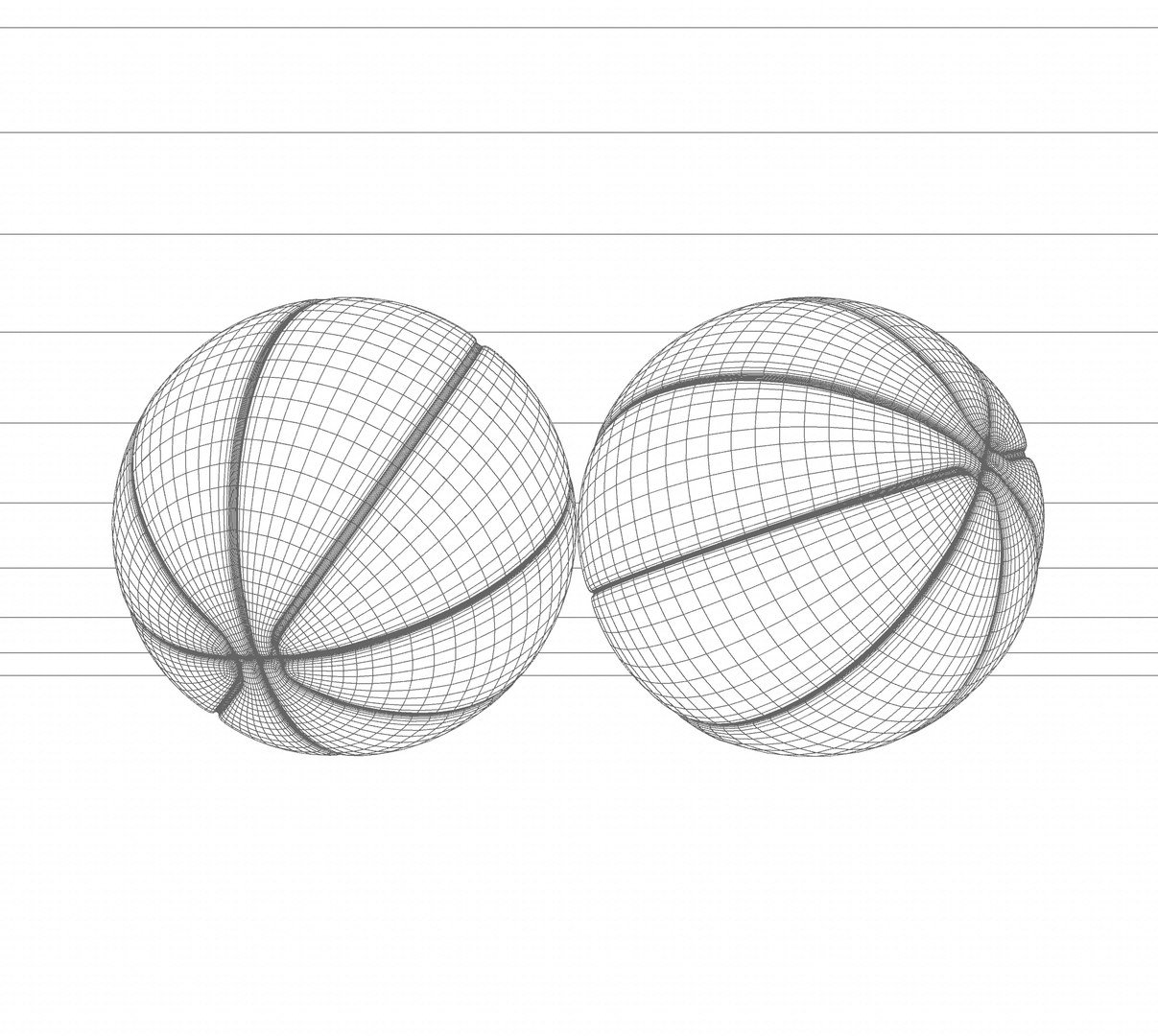 Basketball Pair 3D Model - TurboSquid 2065125