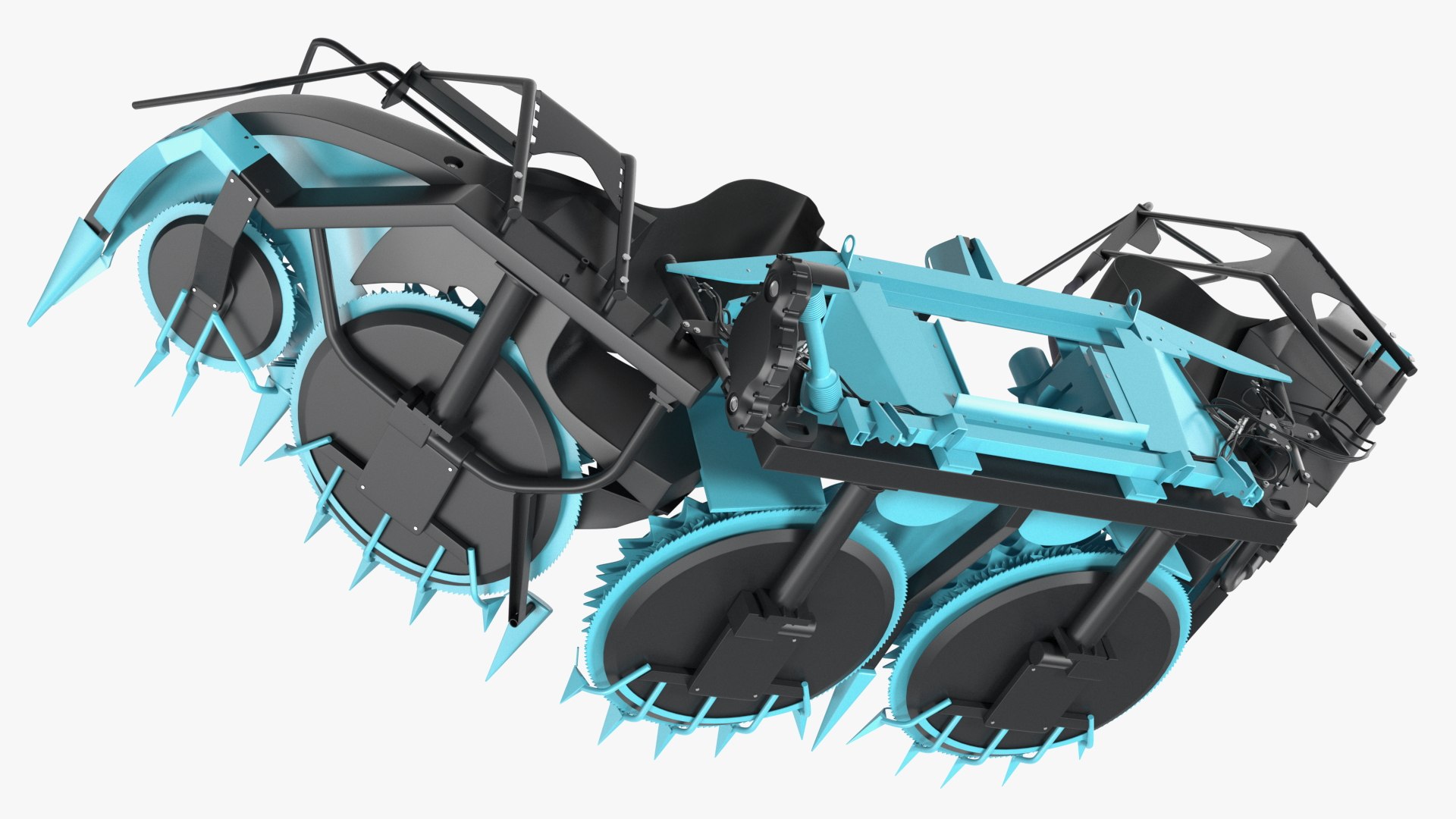 Harvester Corn Header Semi-Folded 3D - TurboSquid 1953266