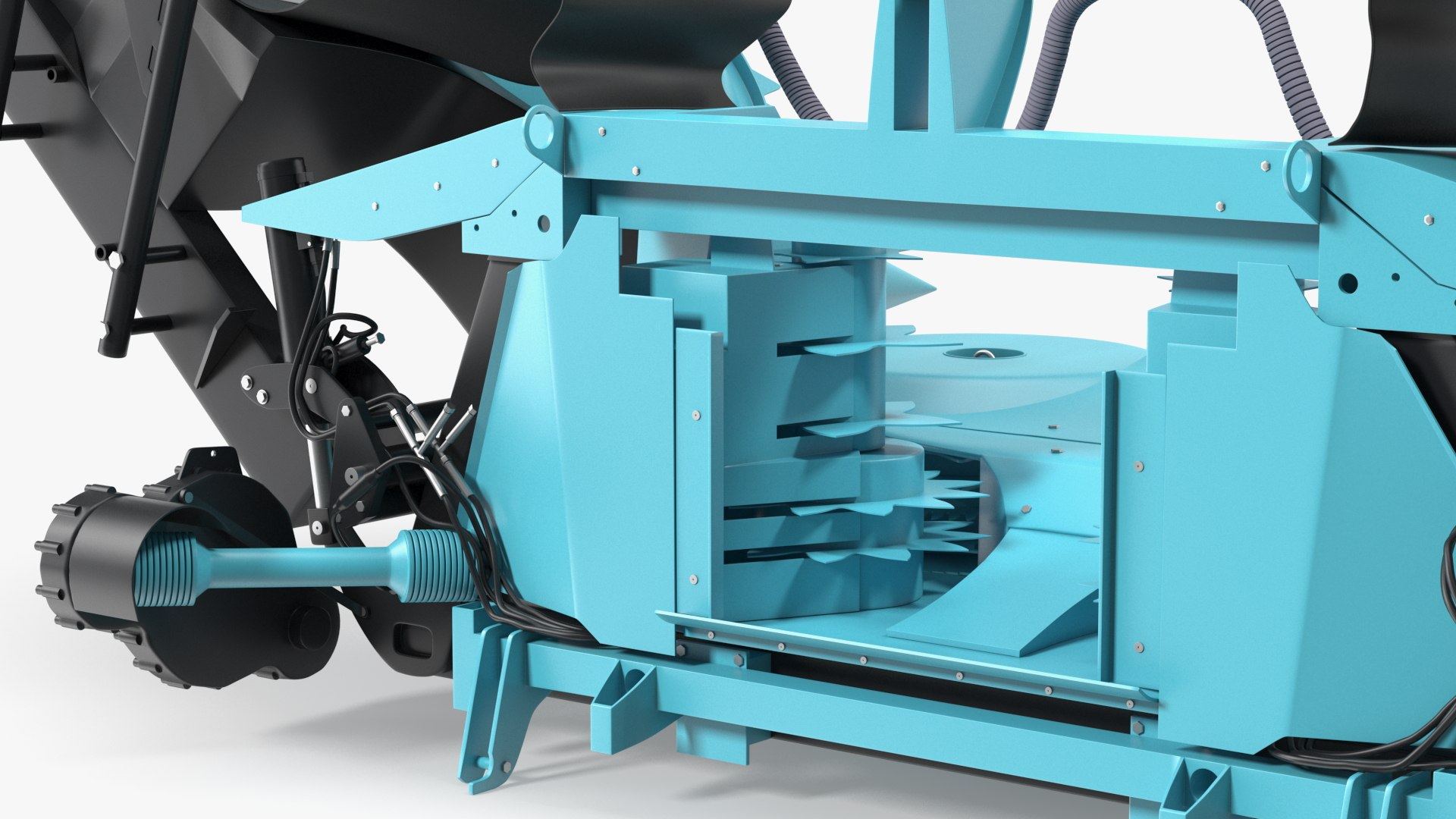 Harvester Corn Header Semi-Folded 3D - TurboSquid 1953266