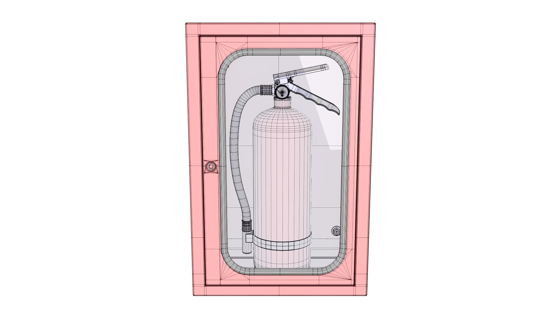 Box emergency extinguisher 3D model - TurboSquid 1702067