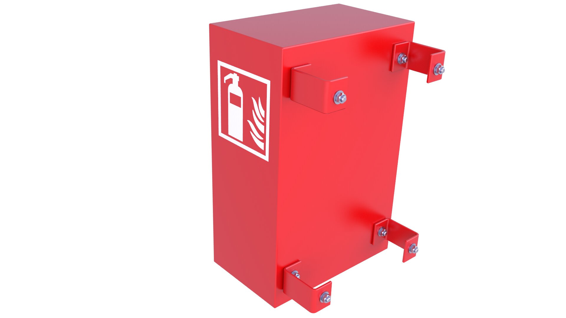 Box emergency extinguisher 3D model - TurboSquid 1702067
