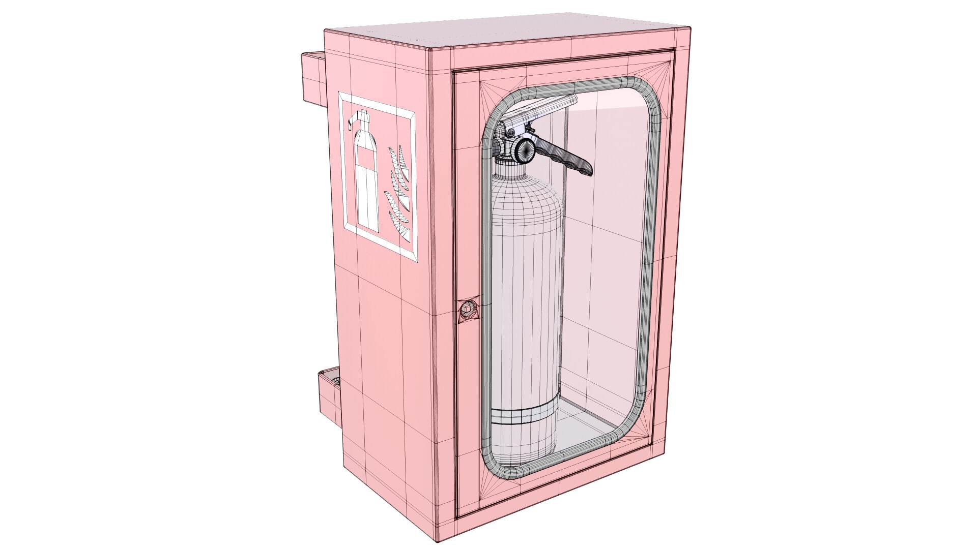 Box emergency extinguisher 3D model - TurboSquid 1702067