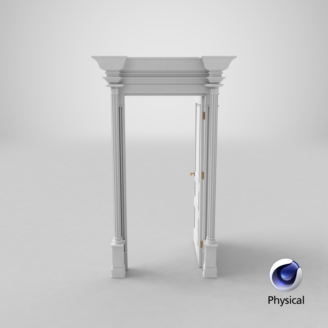 3D Classic-doors---door-3-open Model - TurboSquid 1237984