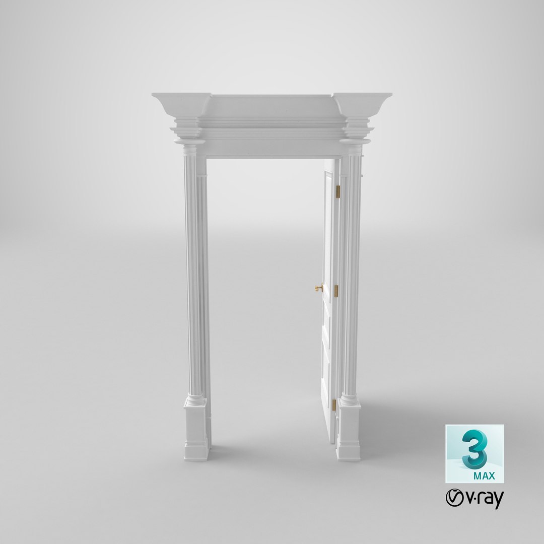 3D Classic-doors---door-3-open Model - TurboSquid 1237984