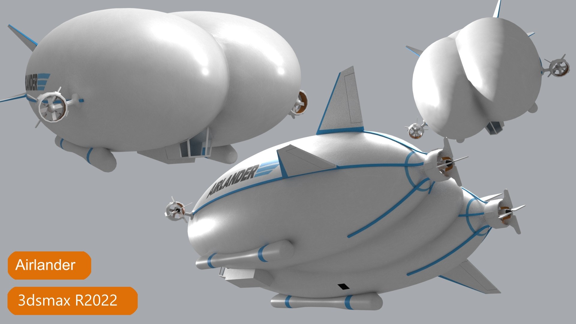 Airlander HAV Model - TurboSquid 2200538