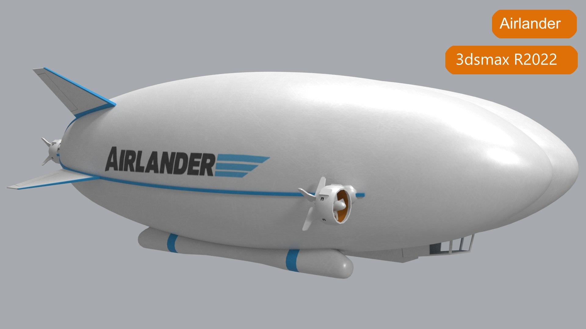 Airlander HAV Model - TurboSquid 2200538