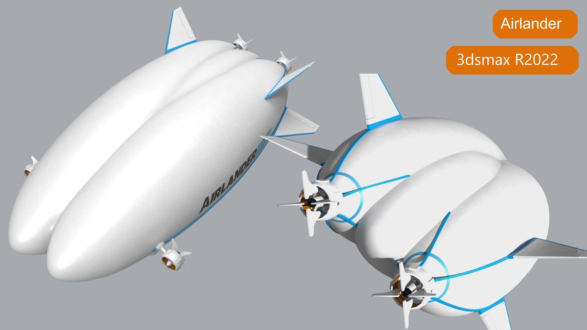 Airlander HAV Model - TurboSquid 2200538