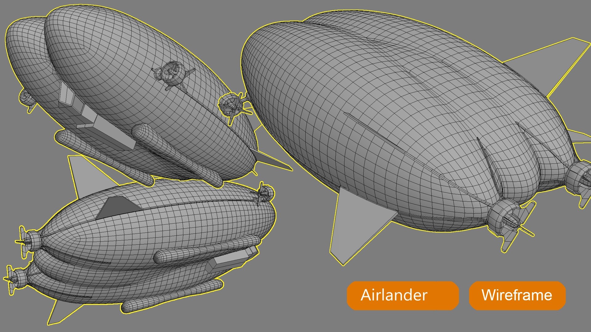 Airlander HAV Model - TurboSquid 2200538