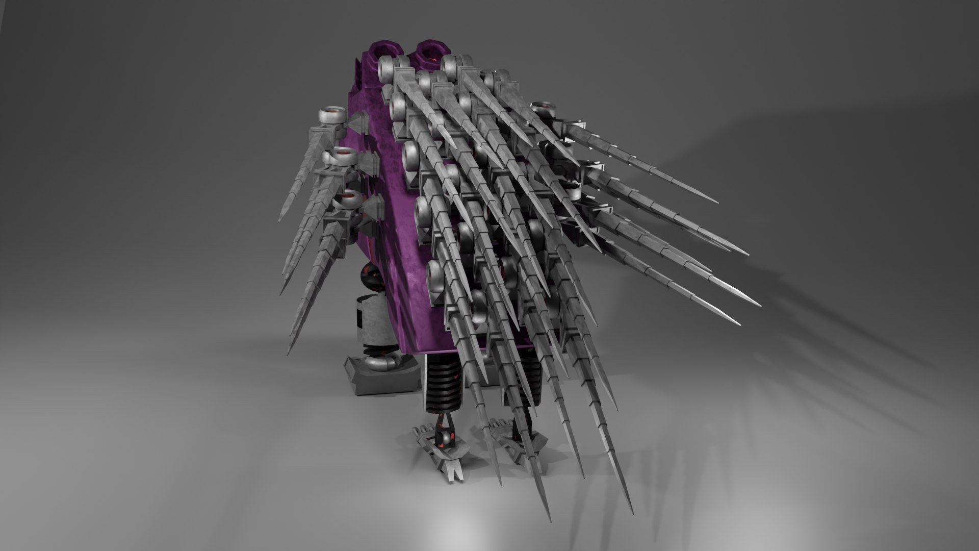 Robot Porcupine Model - TurboSquid 1938387