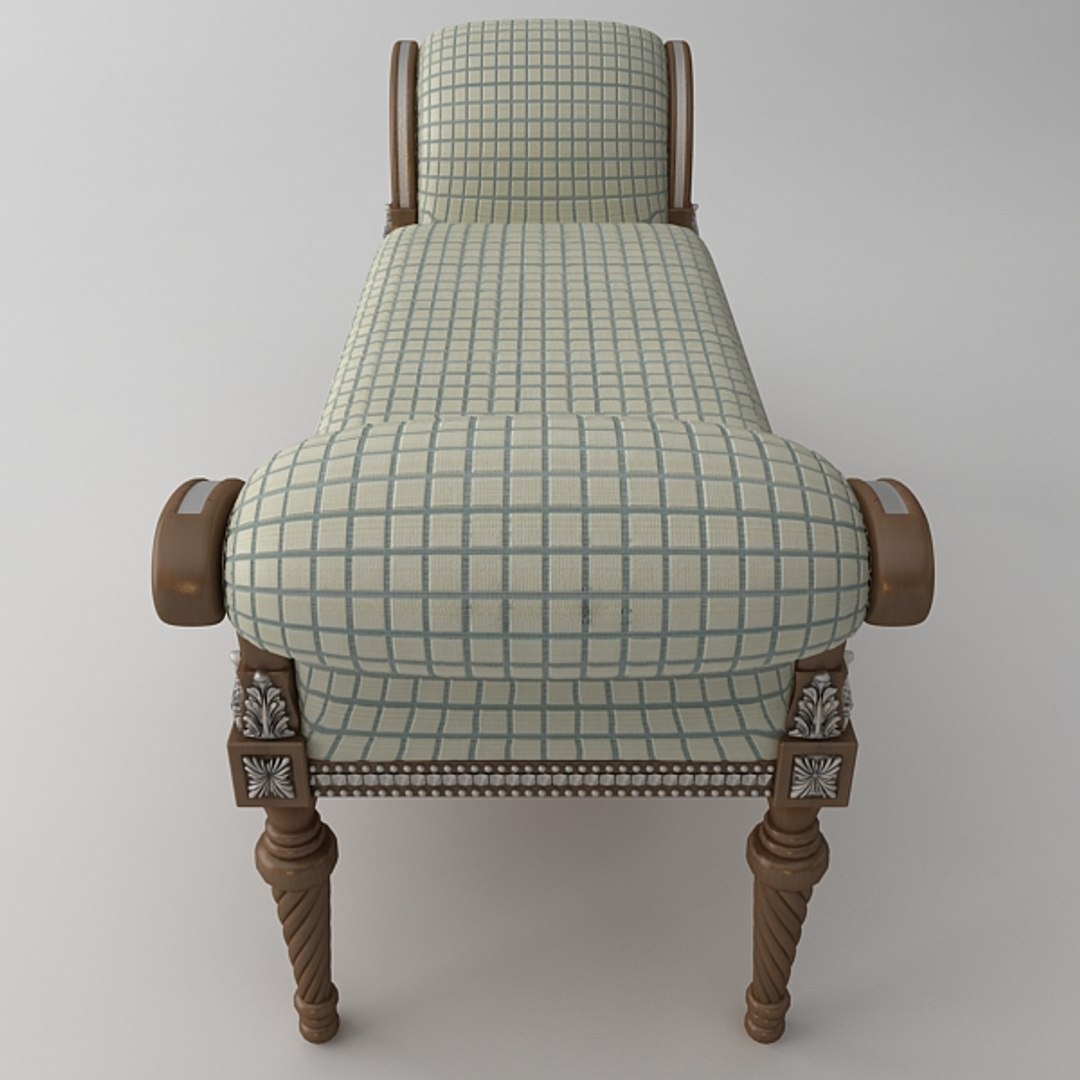 3d Bench Classical Model