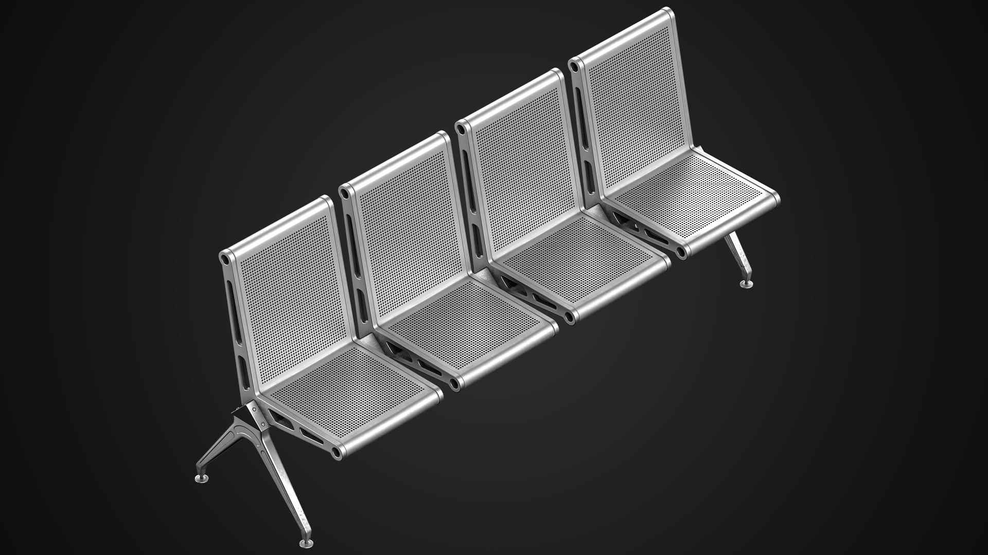 Public Industrial Seats 3D Model - TurboSquid 2063165