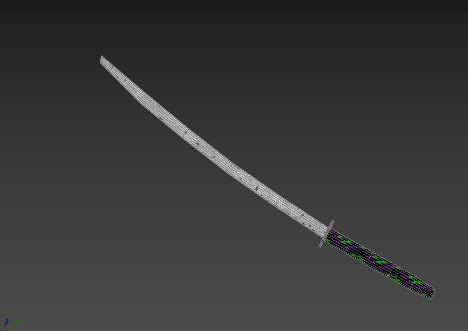 Sword Colorful Stone 3D Model - TurboSquid 1508167