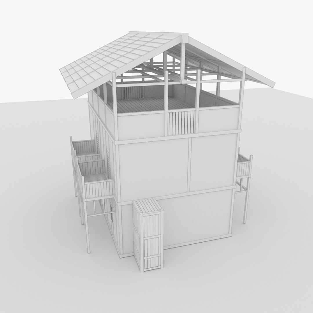 Medieval Outpost Building Interior Model - TurboSquid 1276734