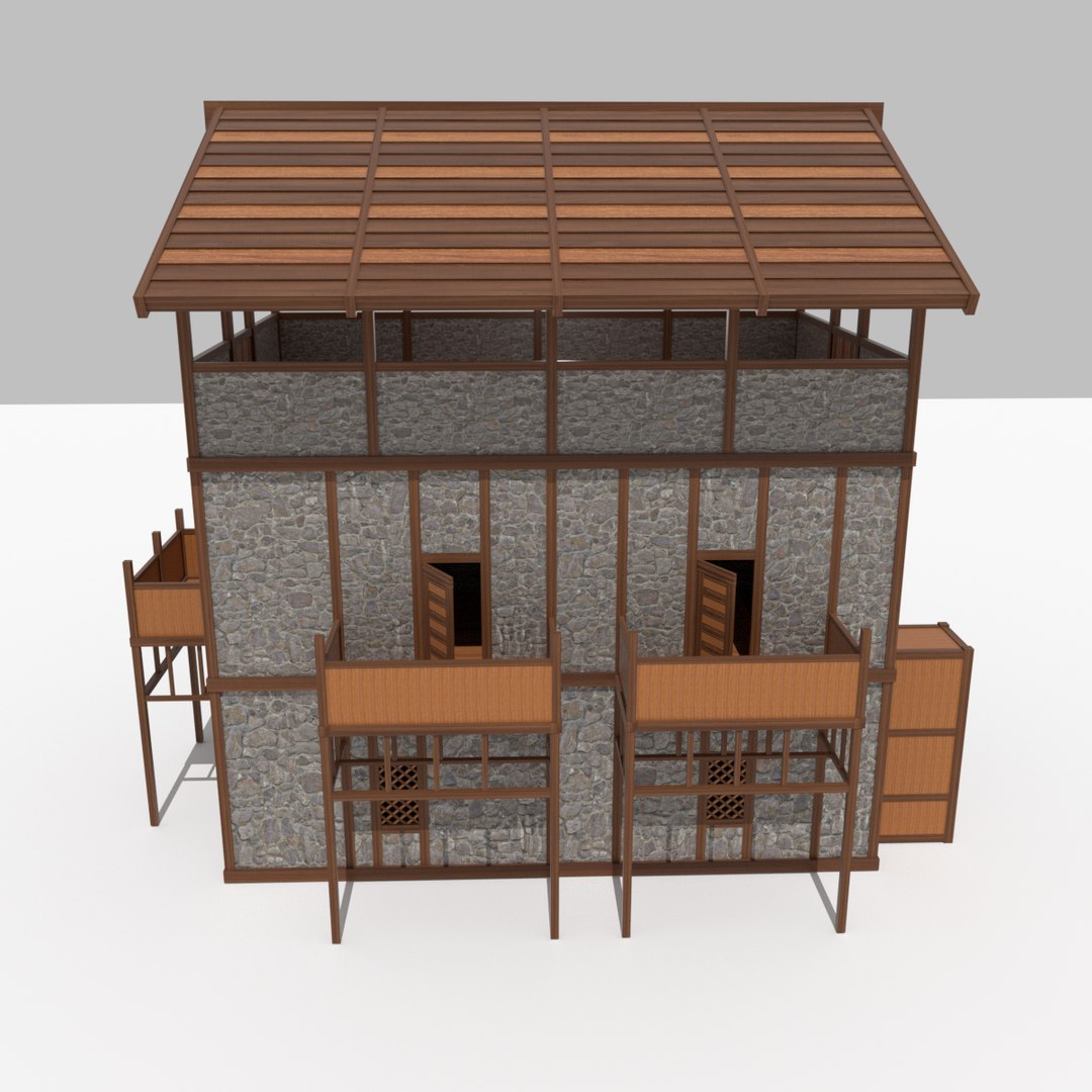 Medieval Outpost Building Interior Model - TurboSquid 1276734