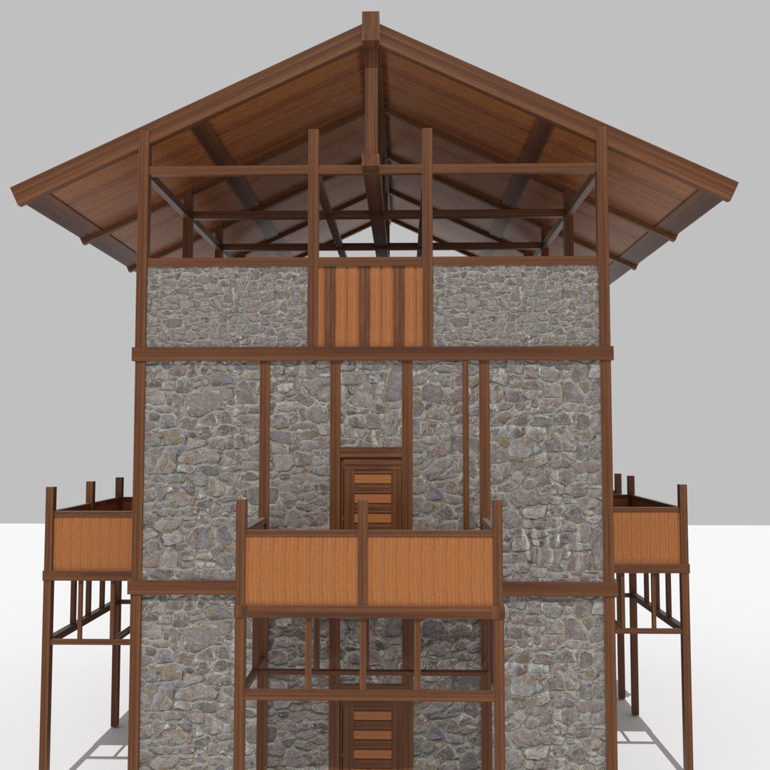 Medieval Outpost Building Interior Model - TurboSquid 1276734