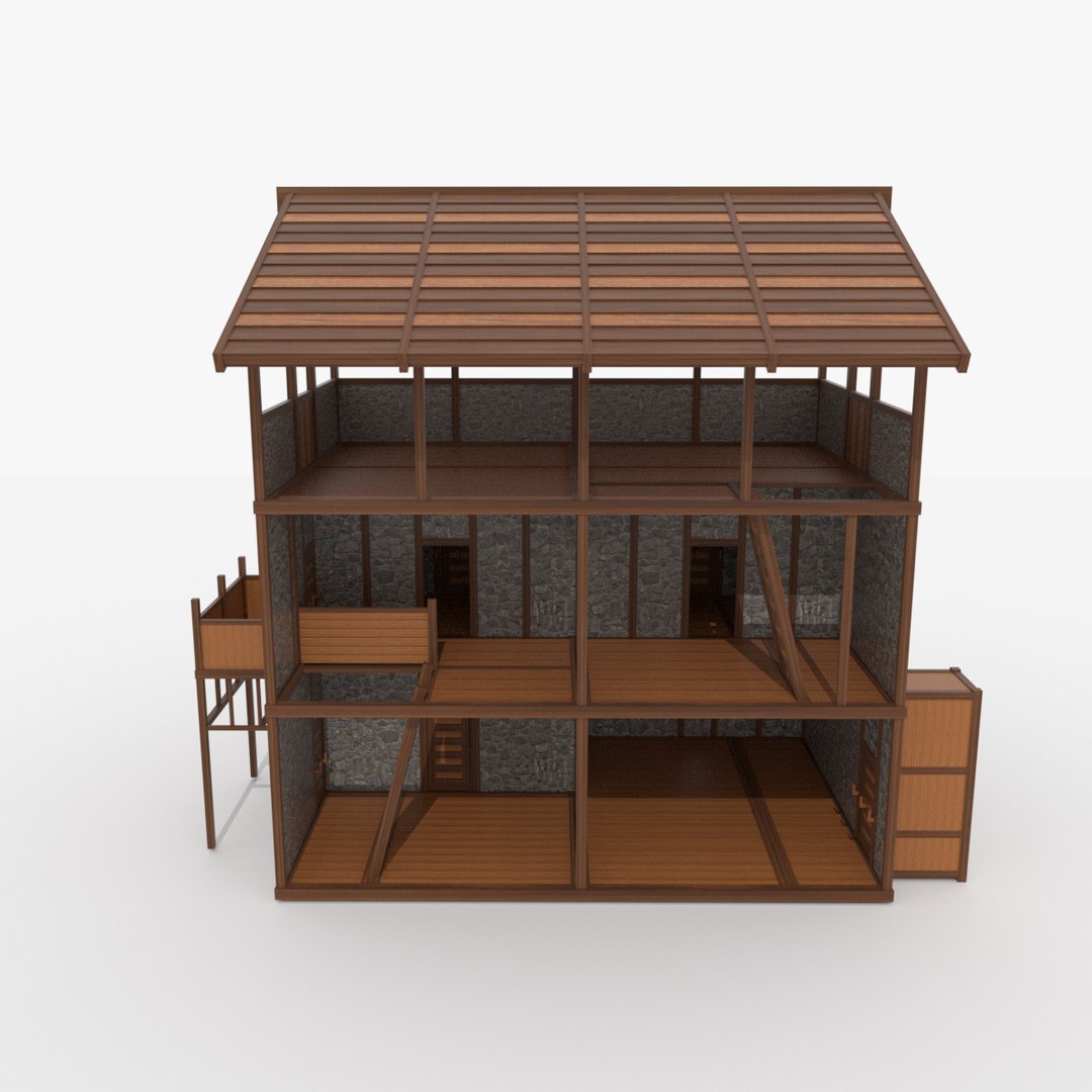 Medieval Outpost Building Interior Model - TurboSquid 1276734