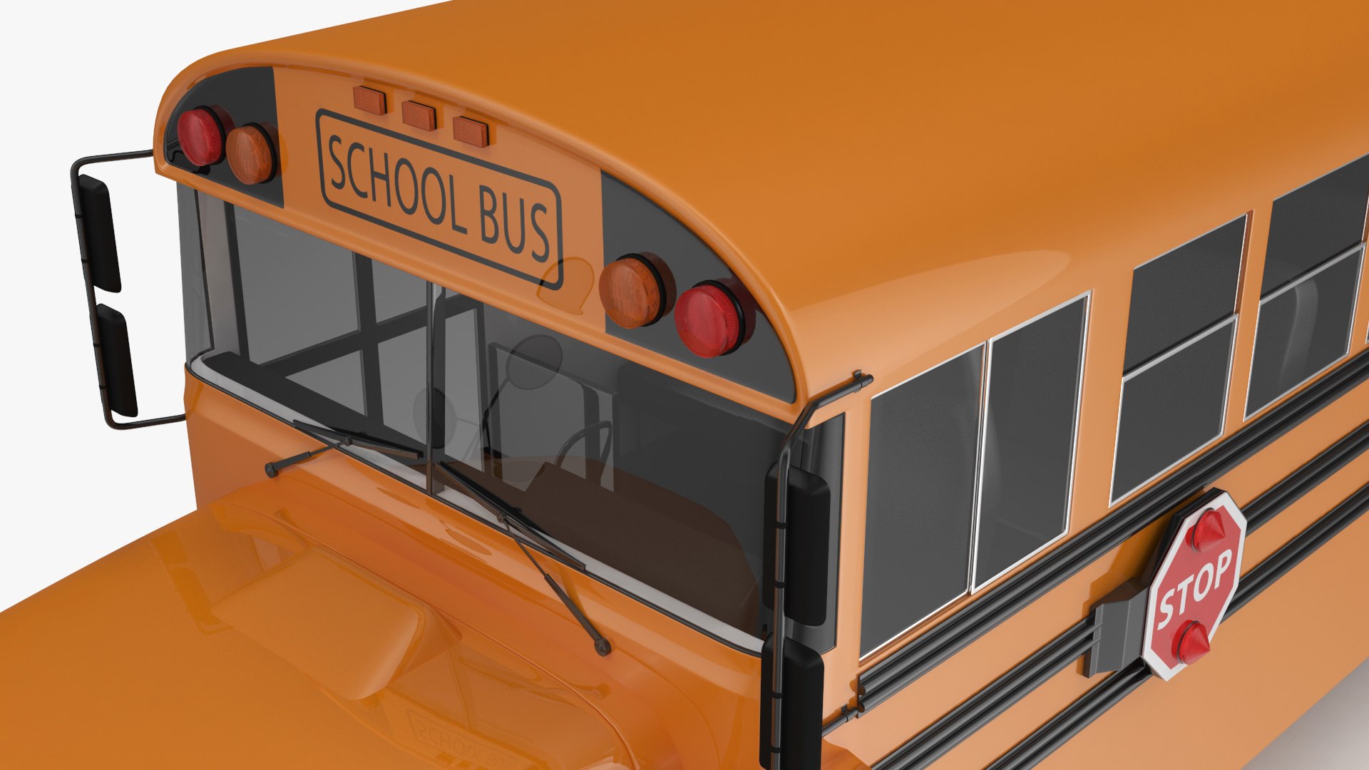 Old School Bus Rigged For Maya 3D - TurboSquid 2136622