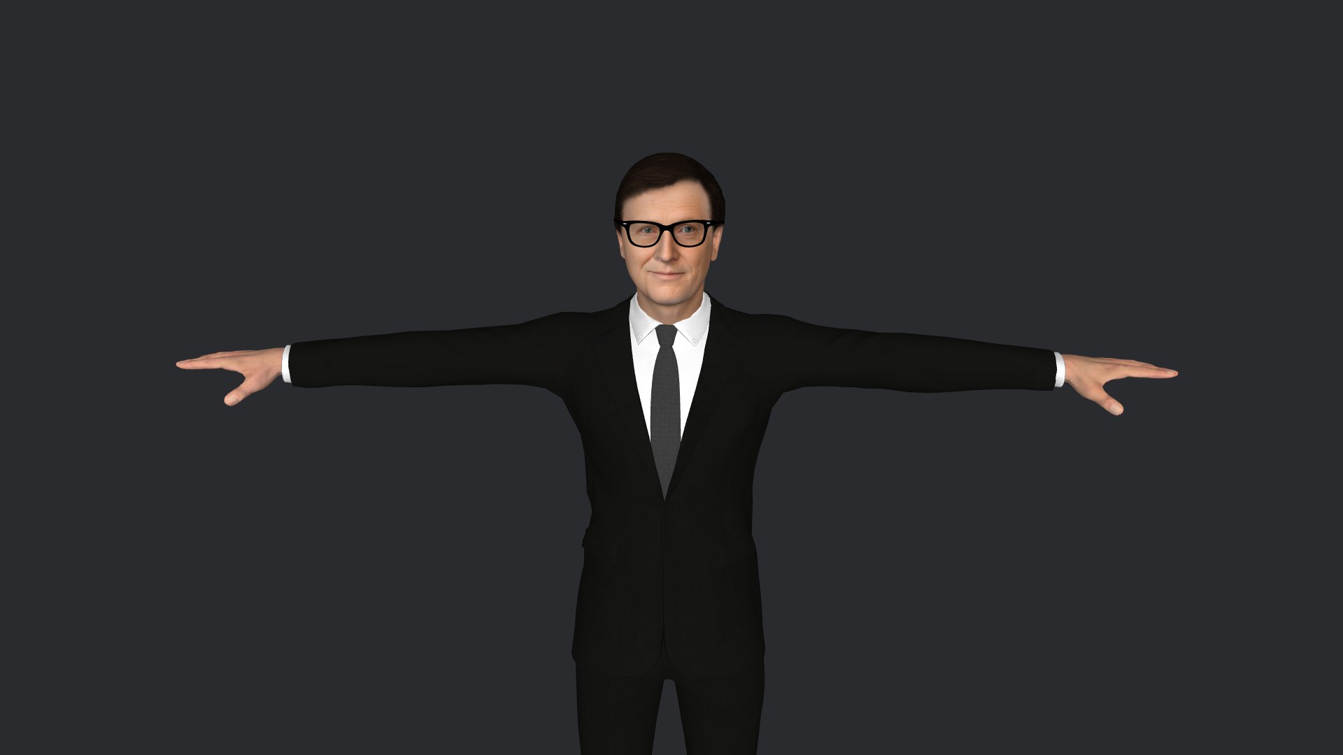 3D Bill Gates Hyper Realistic Full Body Fully Rigged 3D Character ...