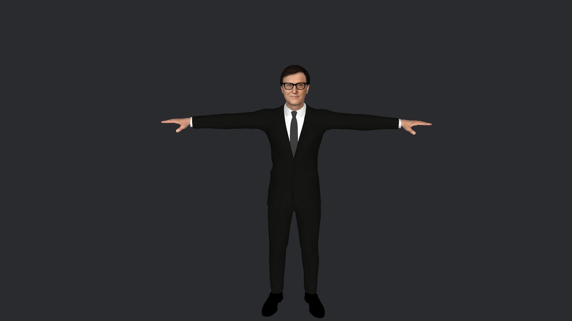 3D Bill Gates Hyper Realistic Full Body Fully Rigged 3D Character ...