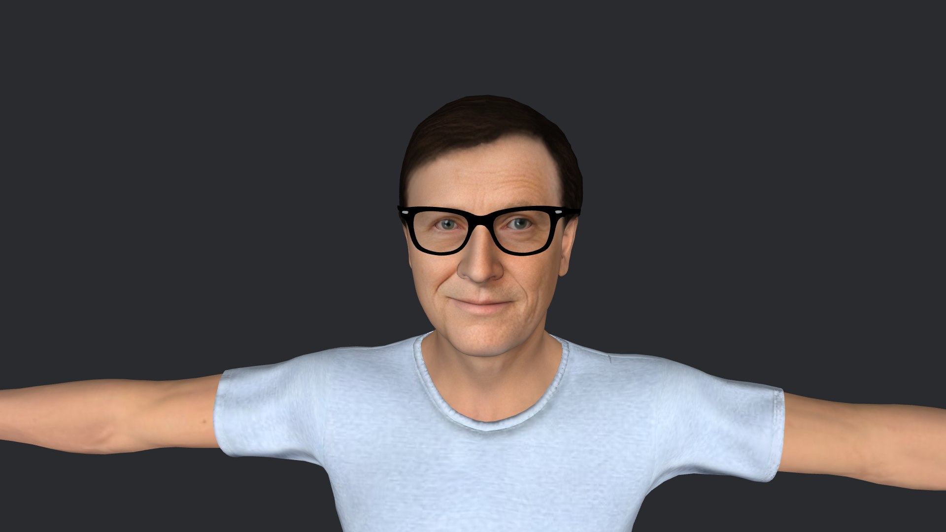 3D Bill Gates Hyper Realistic Full Body Fully Rigged 3D Character ...