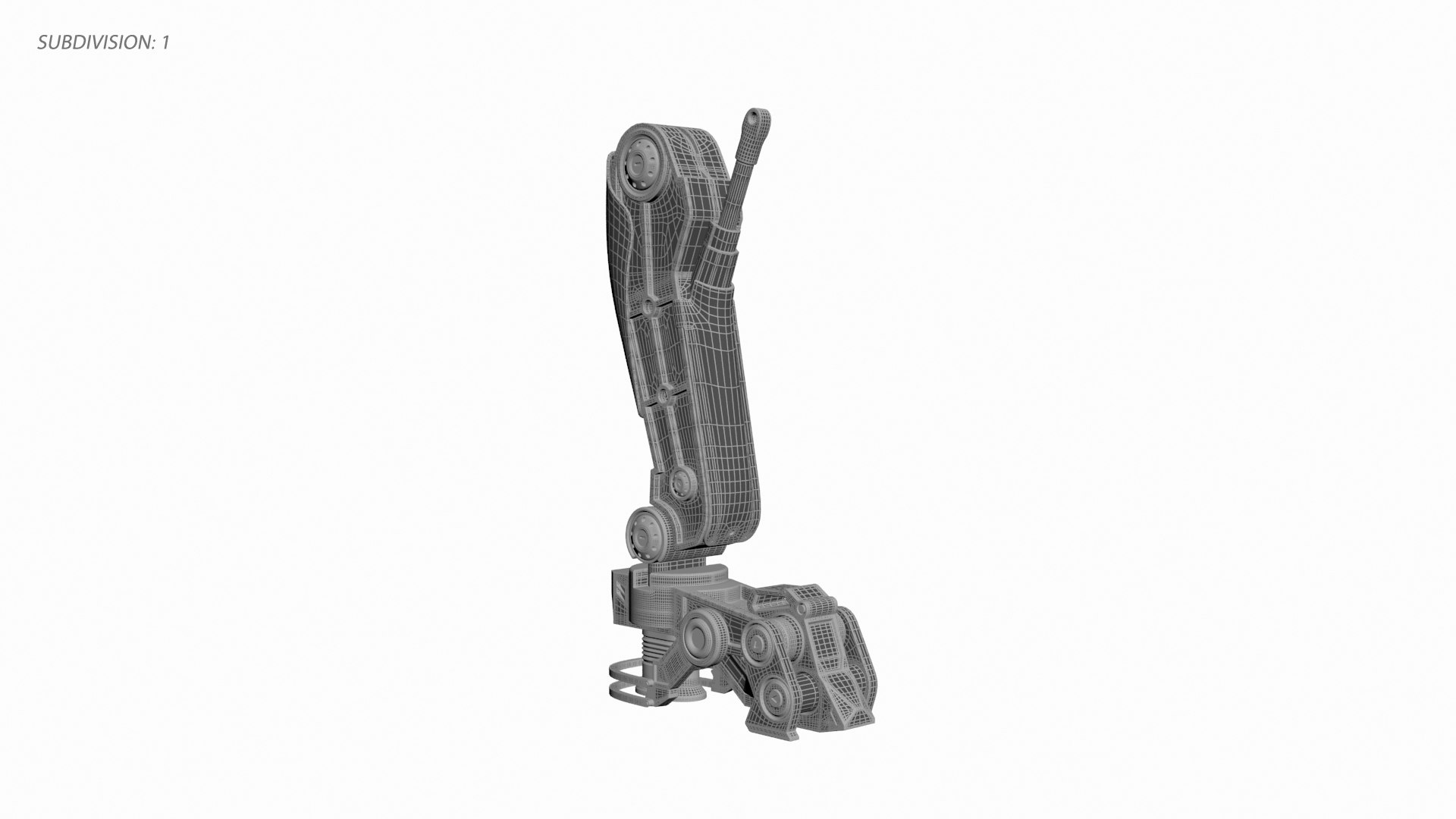 3D model SciFi Robot Foot - TurboSquid 2013731