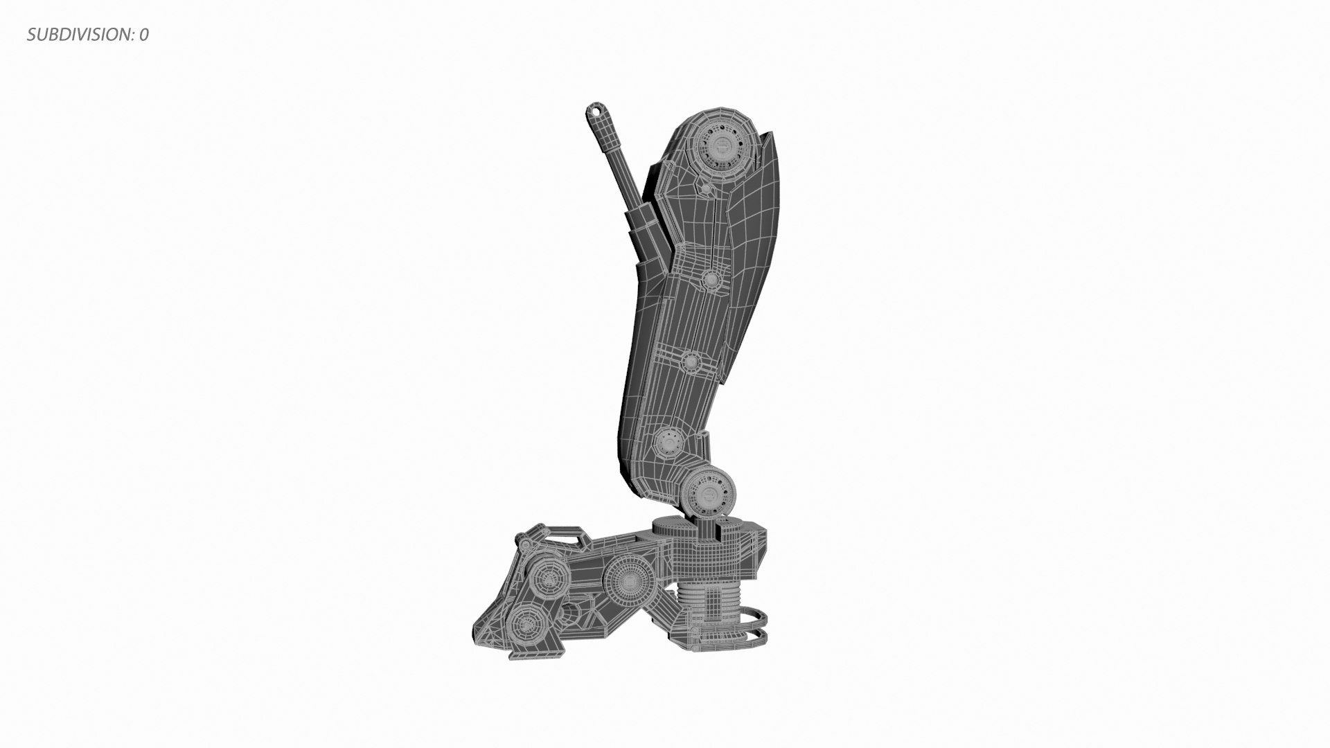 3D model SciFi Robot Foot - TurboSquid 2013731