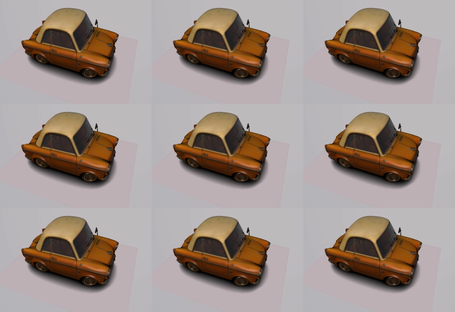 Cartoon car Classic car cartoon car car Q car Mini car cute car cute ...