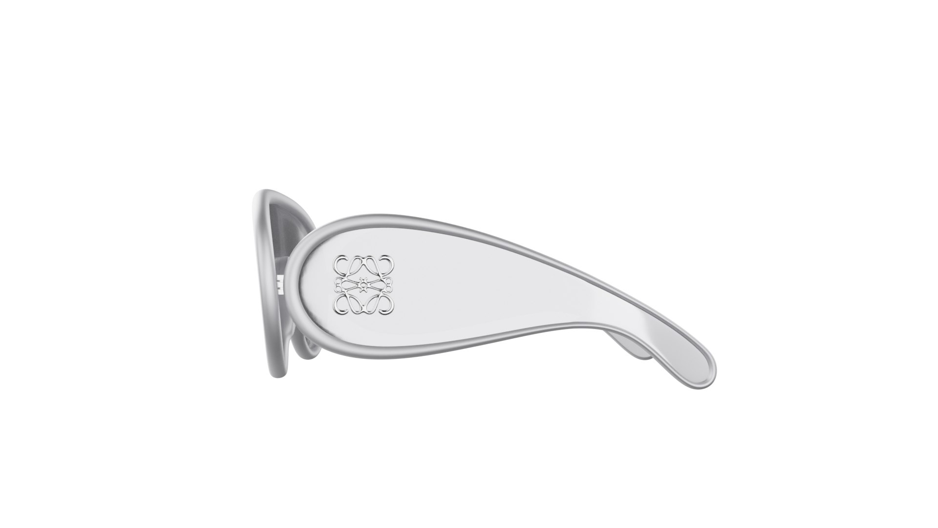 LOEWE Wave Mask Sunglasses Silver 3D Model - TurboSquid 2120542