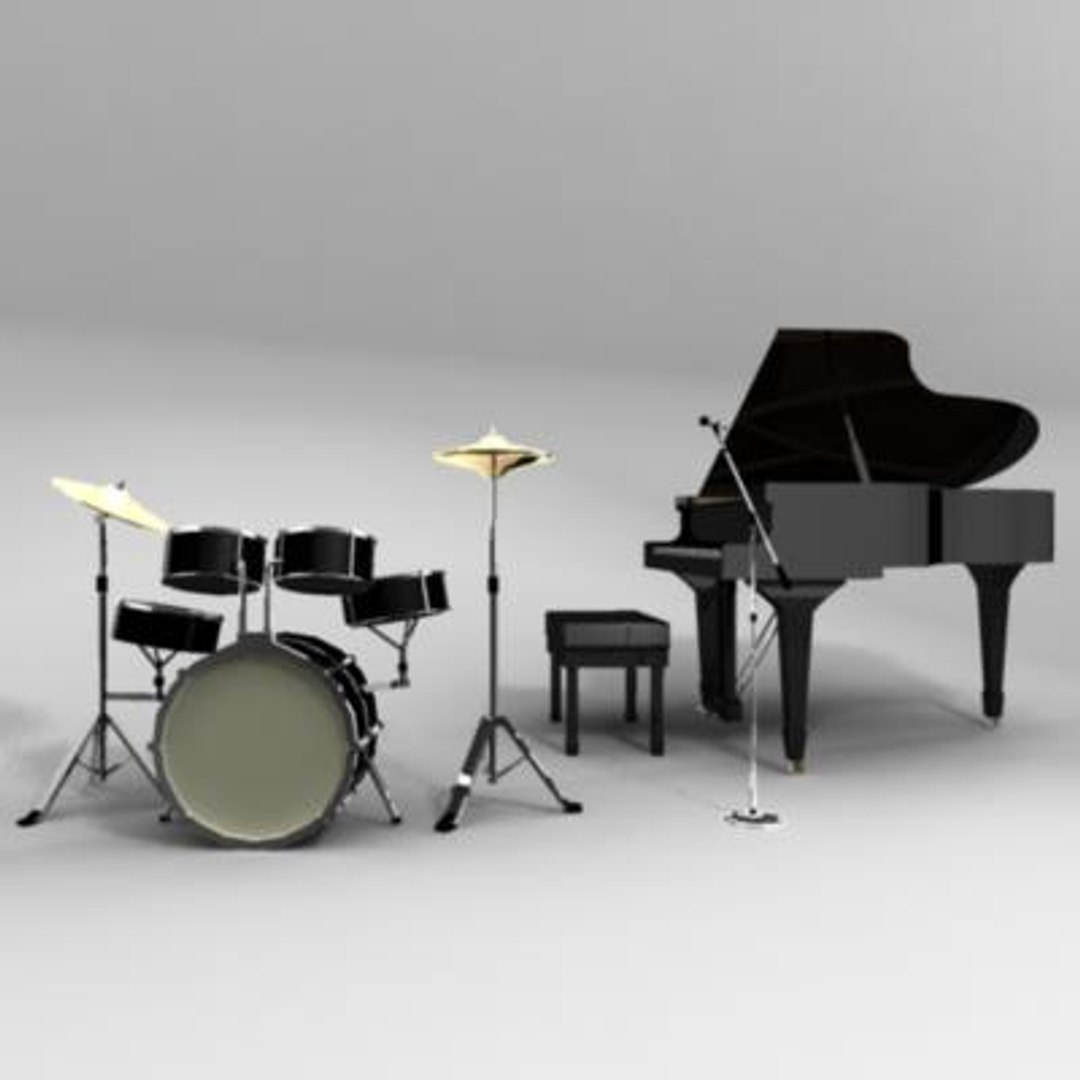 Maya Musical Instruments Pack