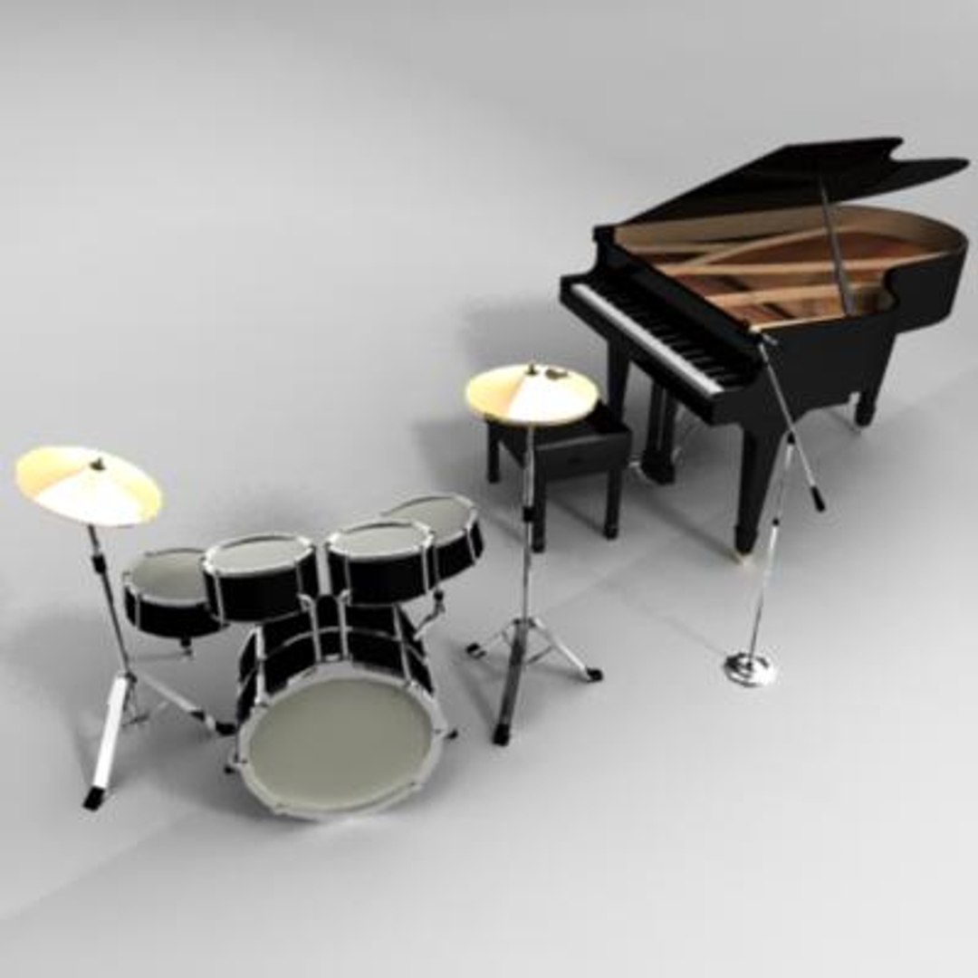 Maya Musical Instruments Pack