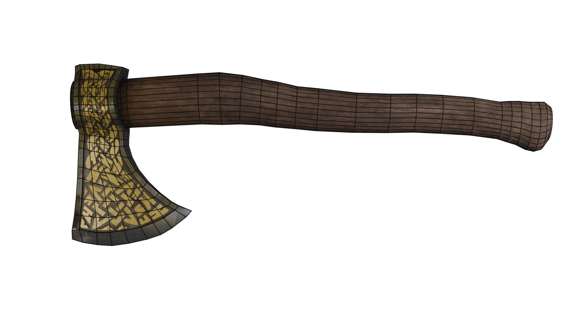 Viking Axe Game Ready Model PBR Textures 4K Model - TurboSquid 1797285