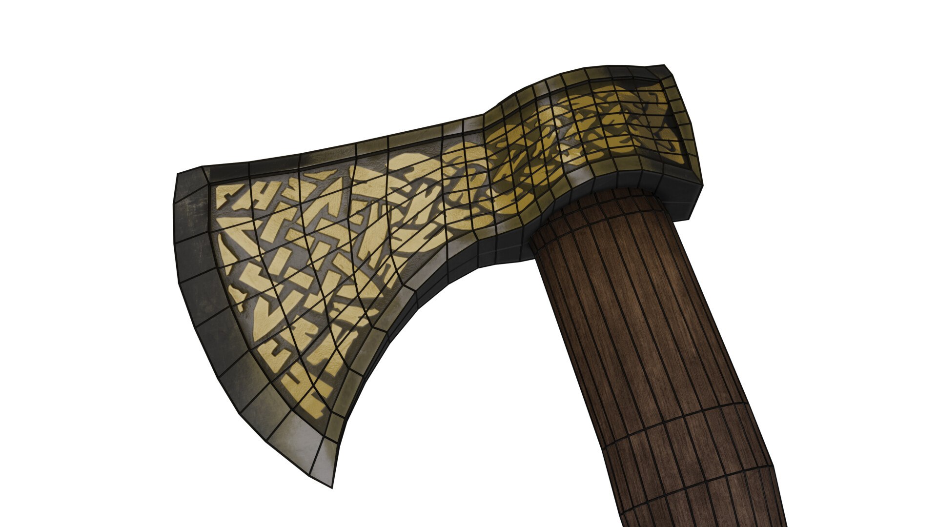 Viking Axe Game Ready Model PBR Textures 4K Model - TurboSquid 1797285
