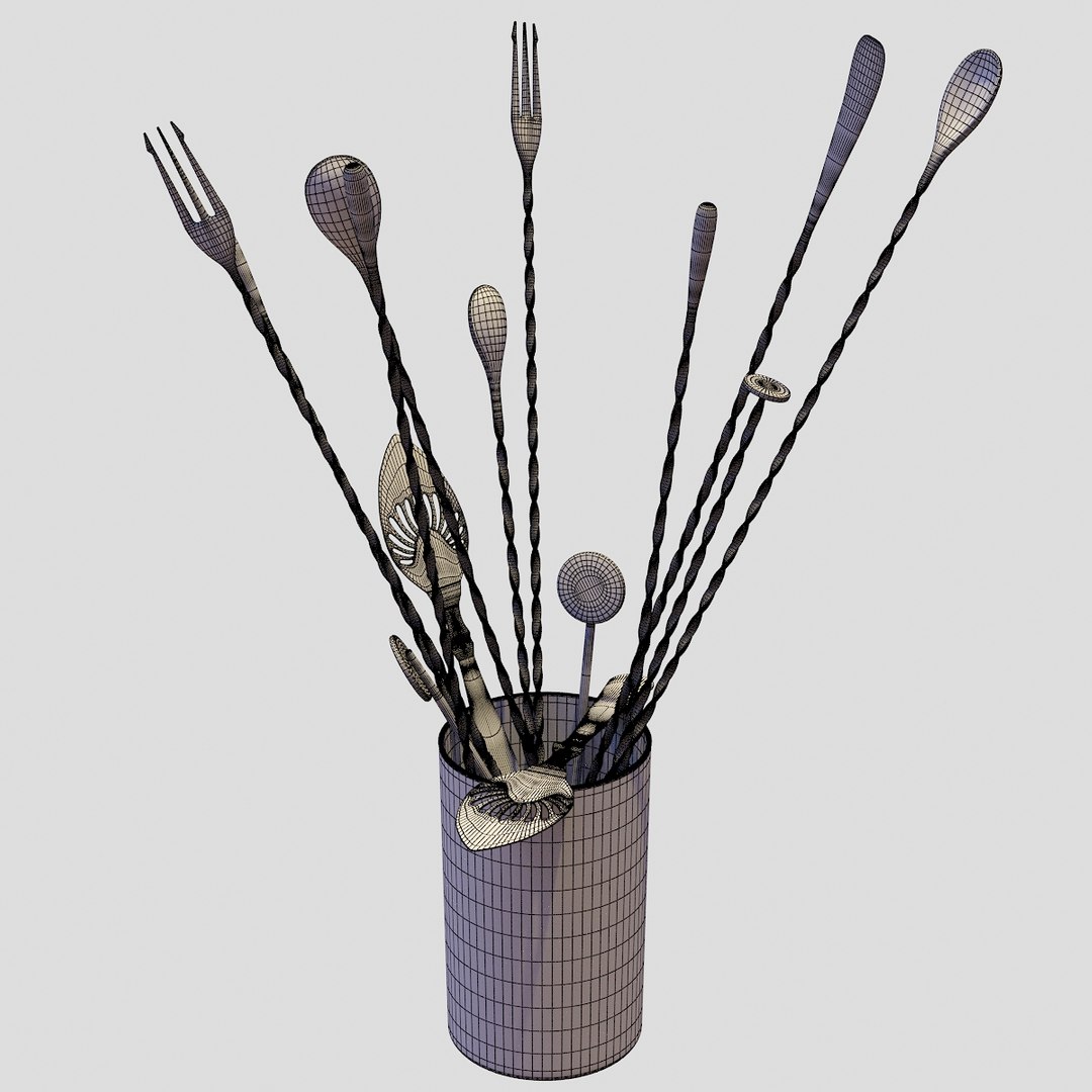 3D Bartender Tools Set 01 - TurboSquid 1633578