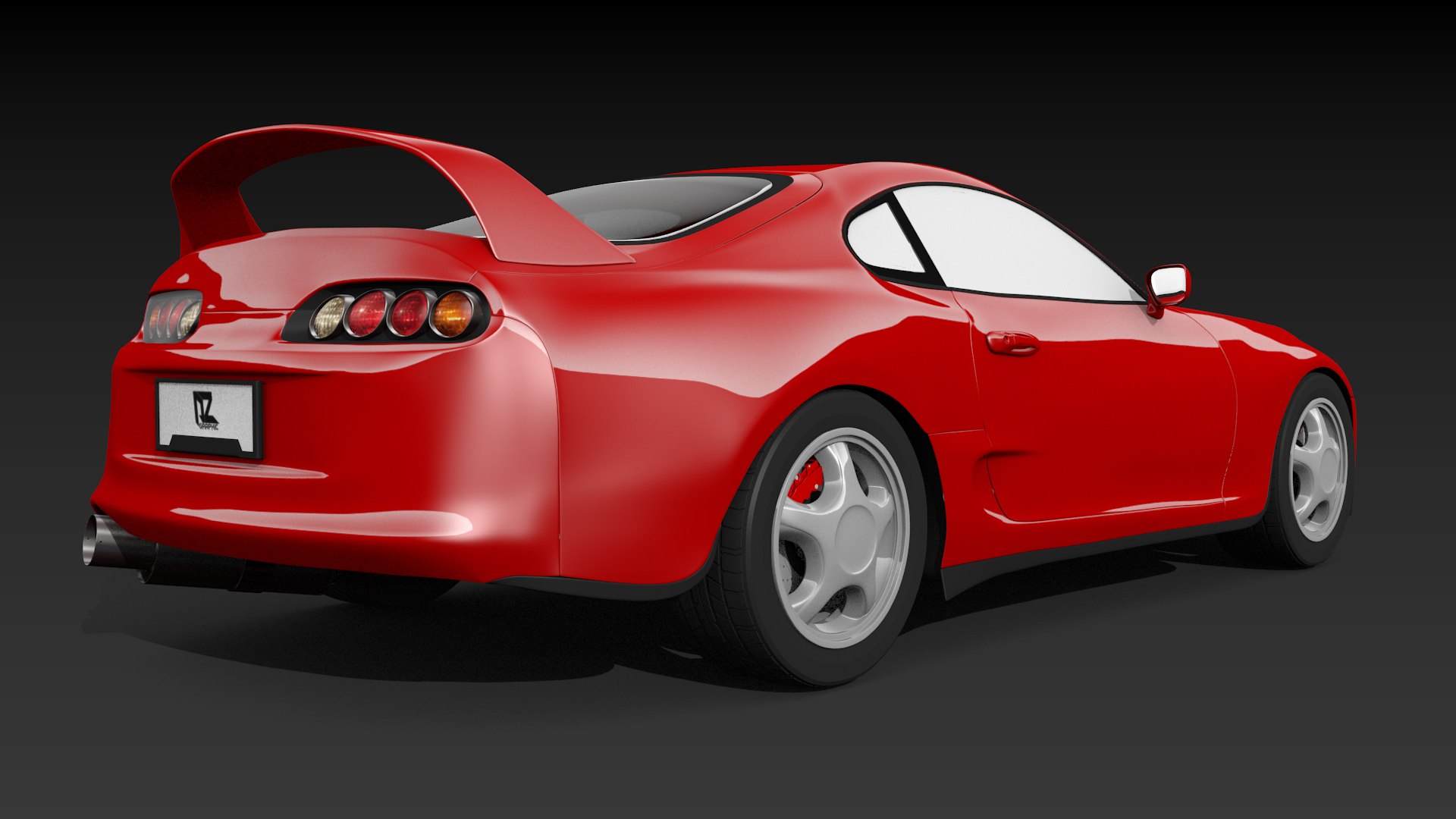 Toyota Supra Mk4 Wheels 3d Model