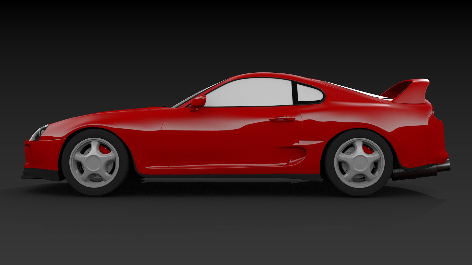 Toyota Supra Mk4 Wheels 3d Model