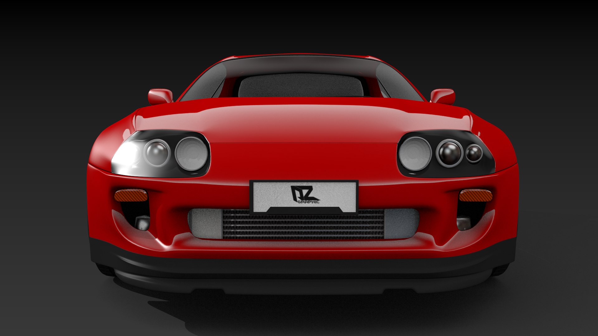 Toyota Supra Mk4 Wheels 3d Model