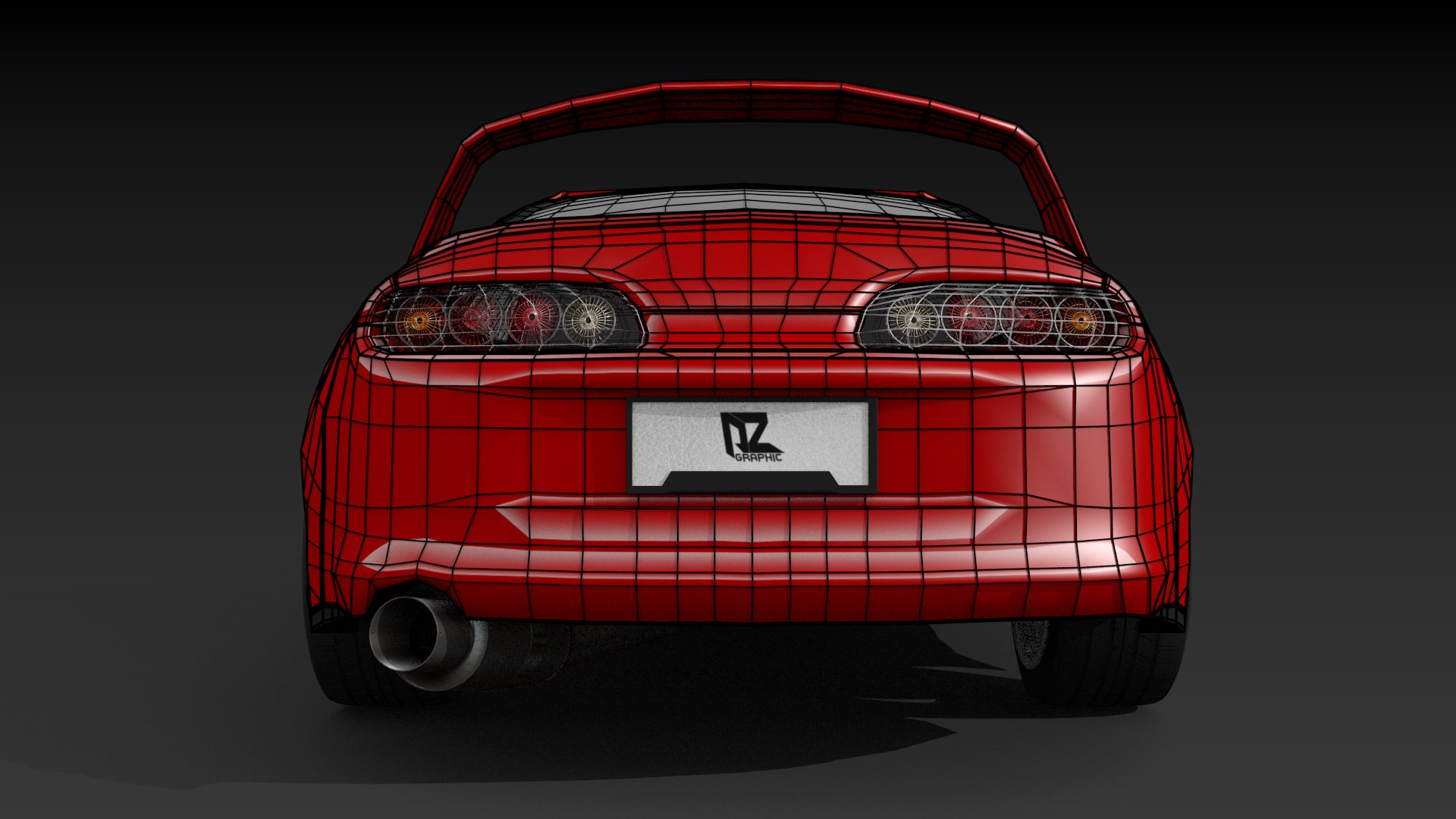 Toyota Supra Mk4 Wheels 3d Model