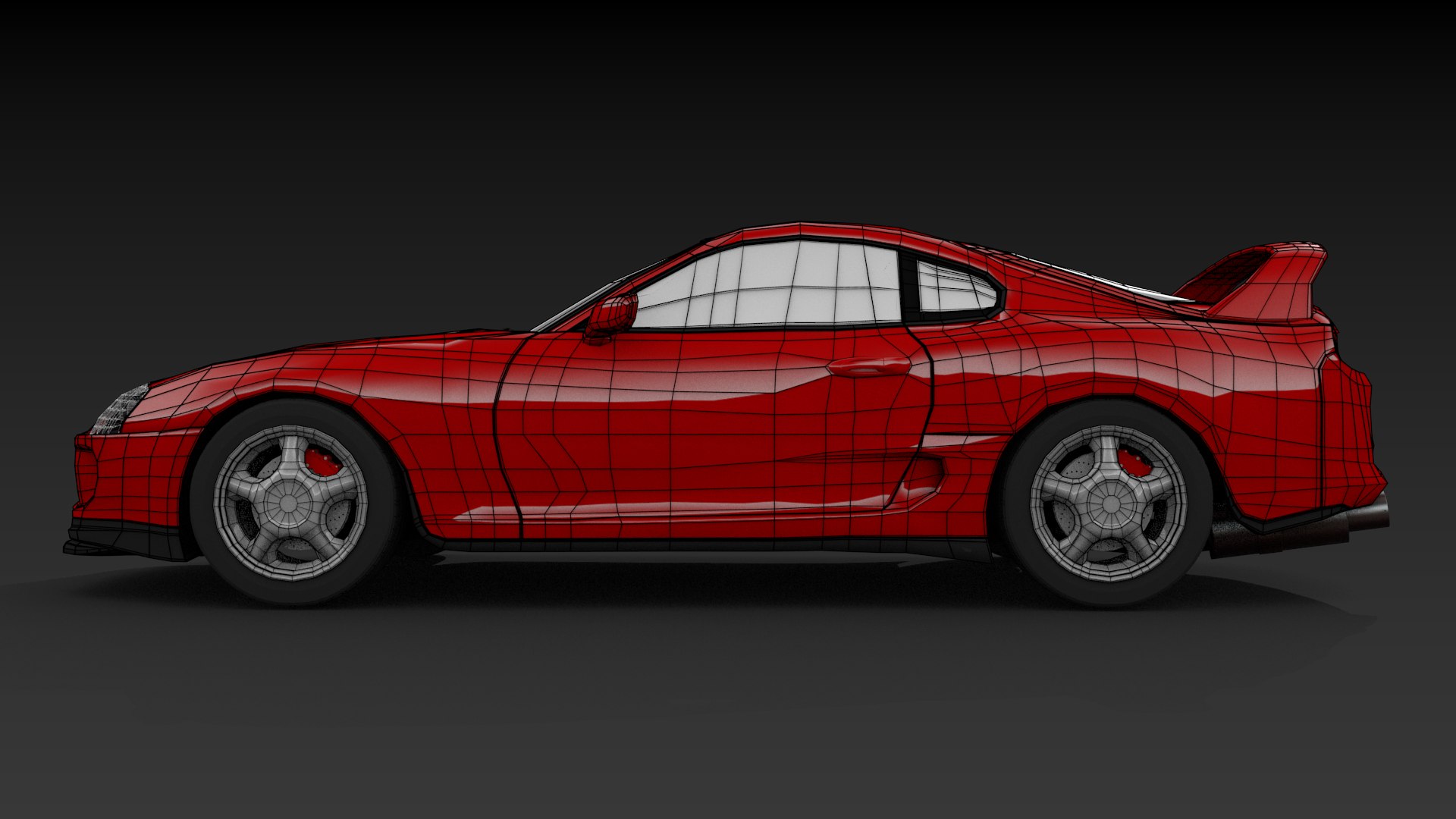 Toyota Supra Mk4 Wheels 3d Model