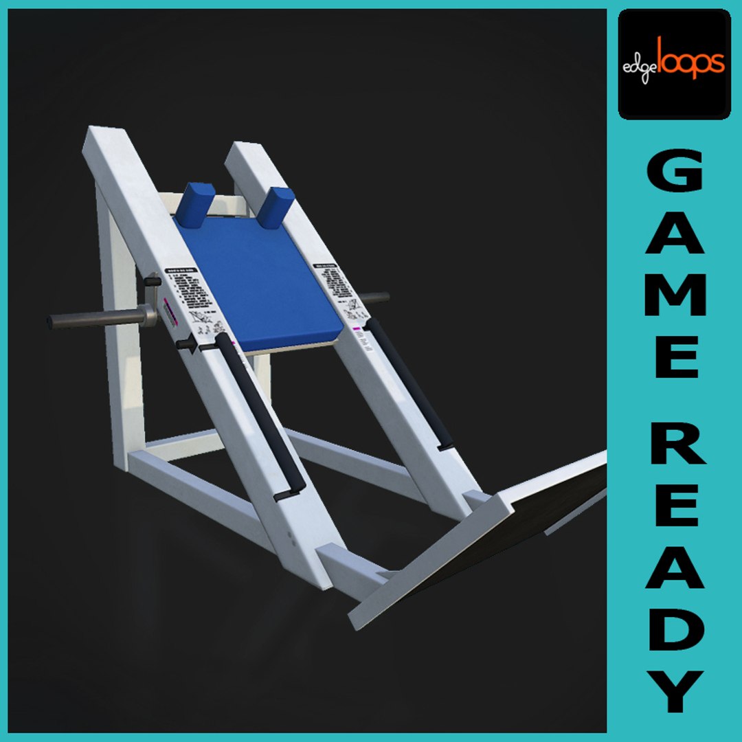3d cybex hack squat