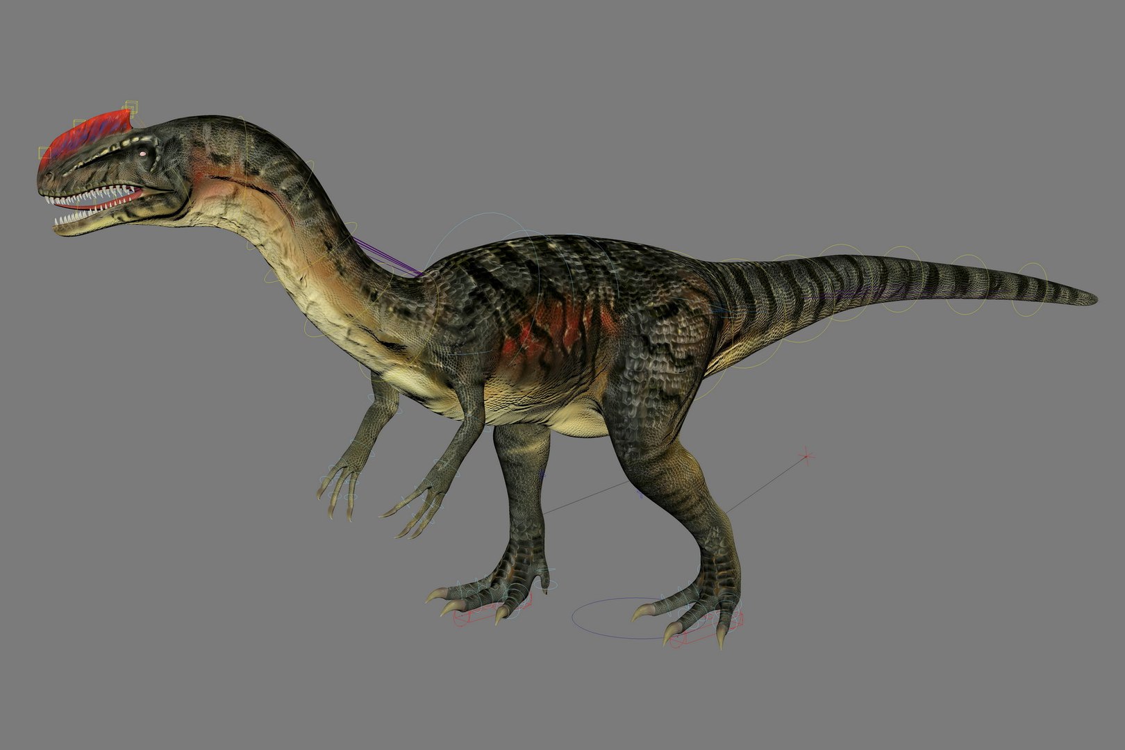 3D Zupaysaurus Dinosaur Triassic Animal - TurboSquid 2335984