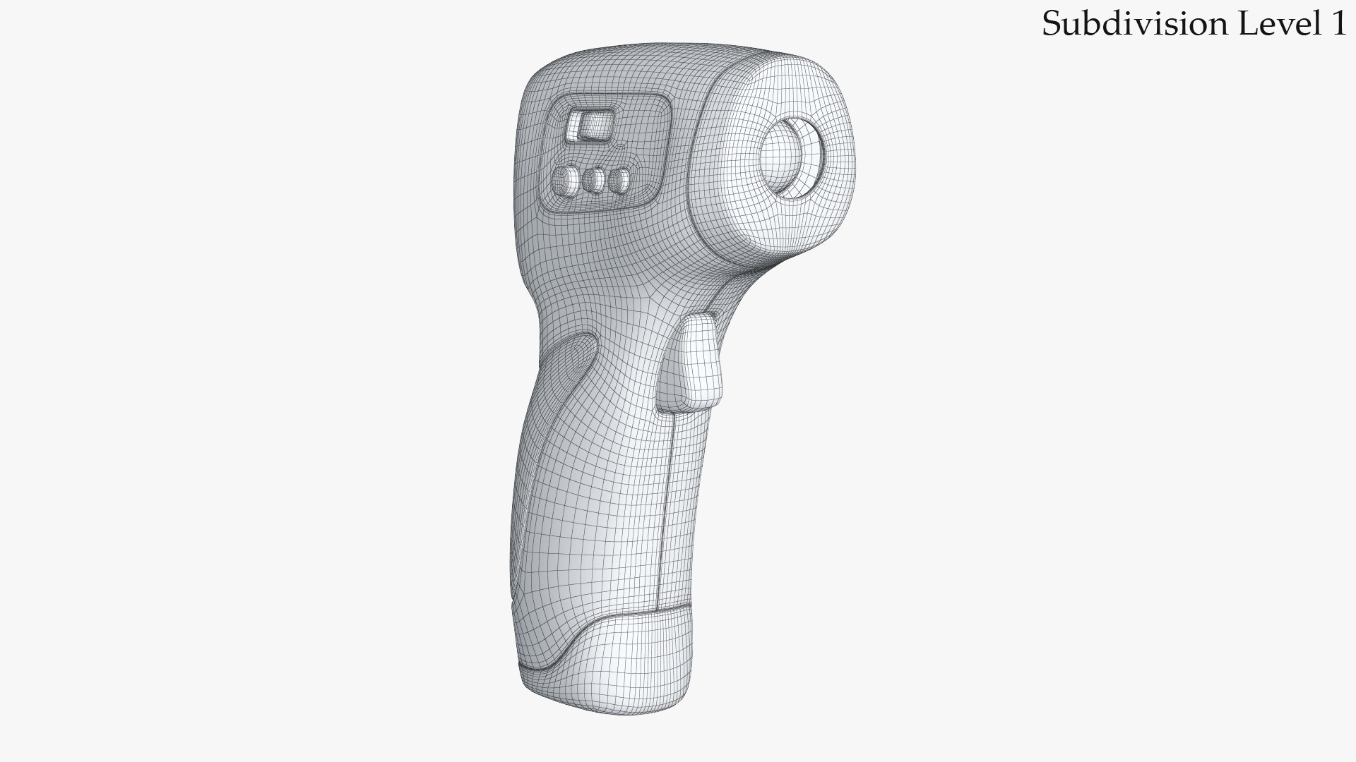 Non Contact Forehead Infrared 3D Model - TurboSquid 1597572