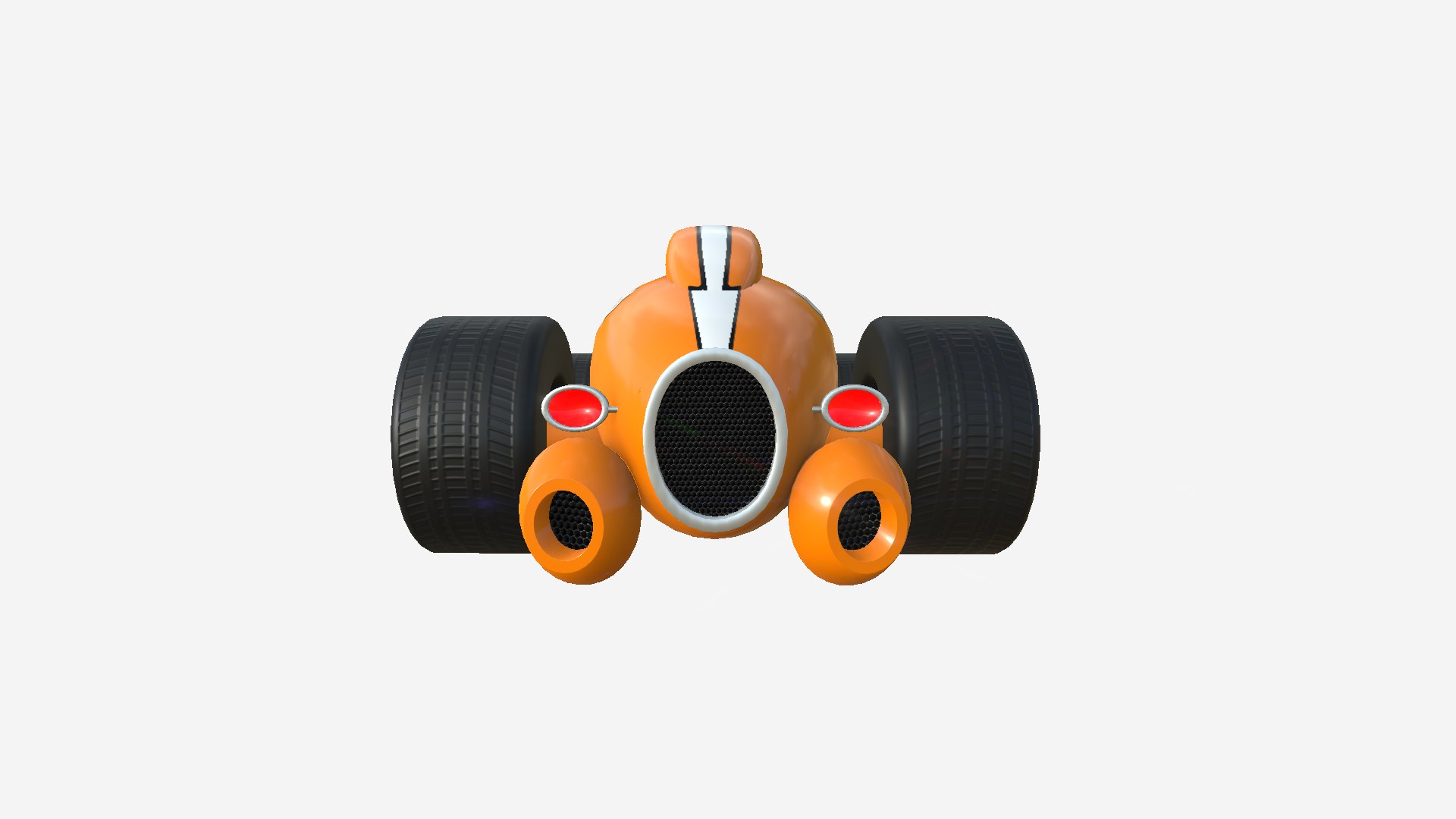Cartoon Kart B07 Orange - Vehicle Racing Design 3D model - TurboSquid ...