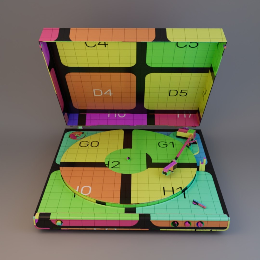 3D Turntable Record Model 3D - TurboSquid 2247815