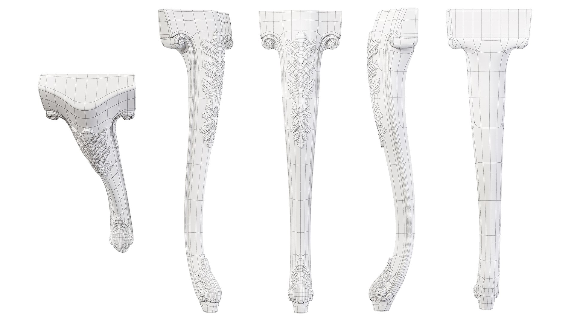 3D Classic Leg 053 - TurboSquid 2008684