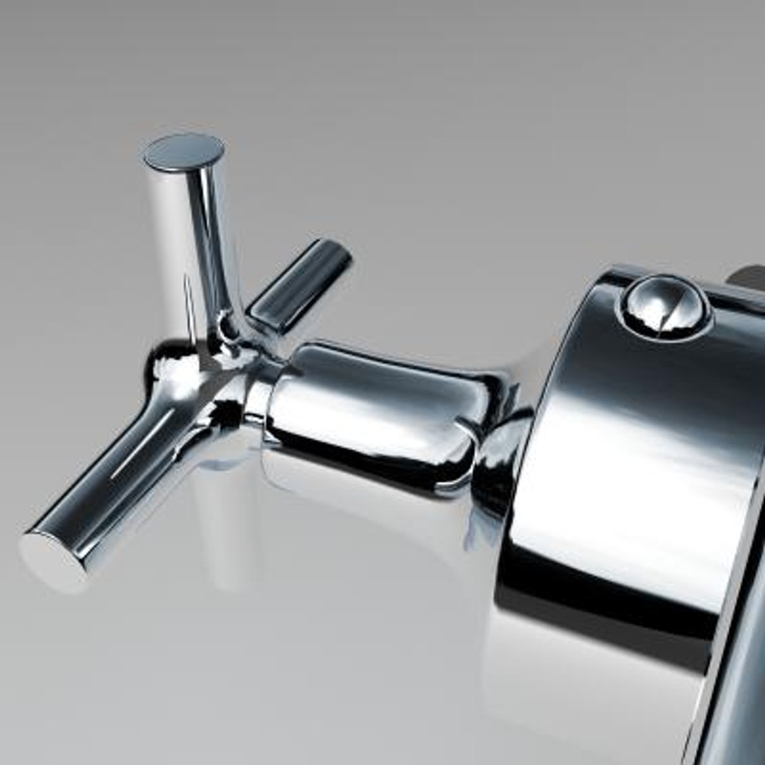 3d model trim faucet axor terrano