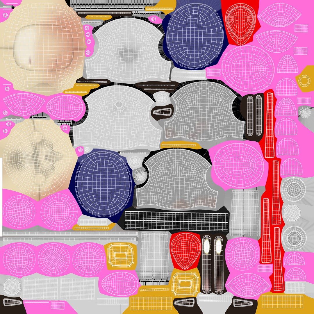 White Bomberman Smashified Character 8K model - TurboSquid 2153613