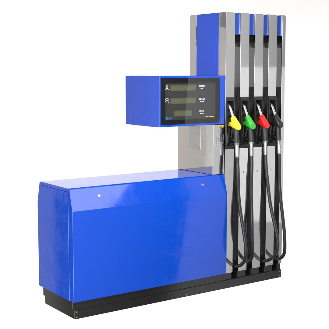 Gas Station Dispenser 3D Model - TurboSquid 2006971