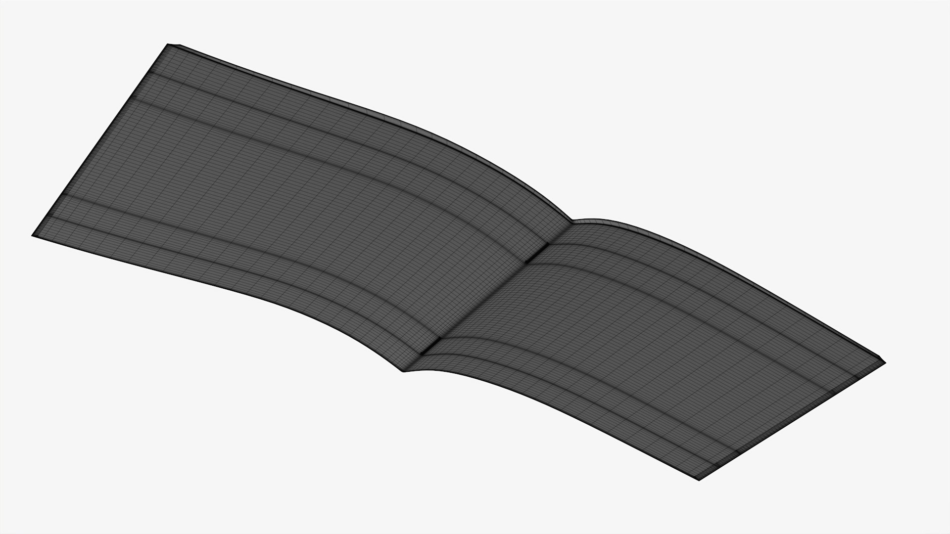 Brochure guide book 05 open 3D model - TurboSquid 1779720